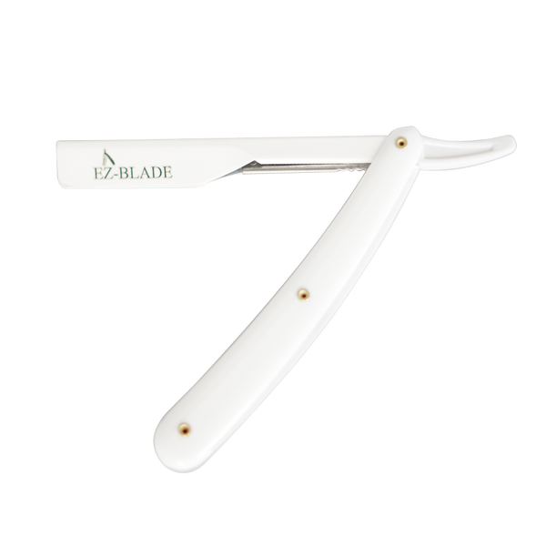 Pitch White Straight Razor – EZ BLADE Shaving Products
